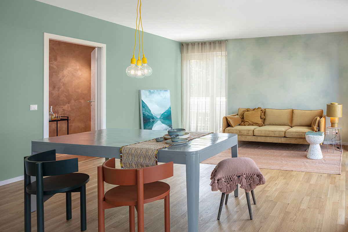 Trendfarbe des Jahres - Bergsee-Grün